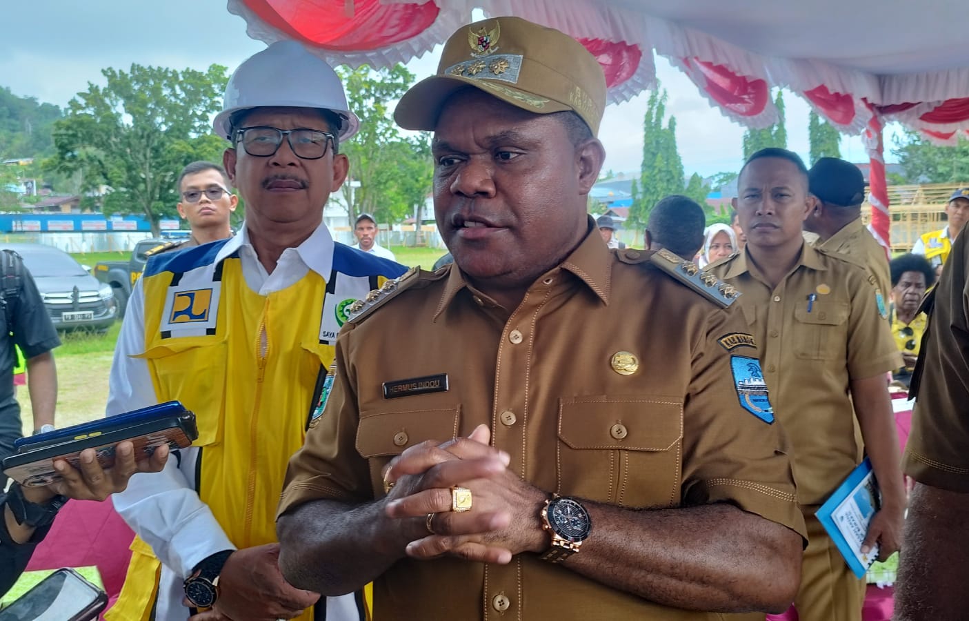 Apresiasi Polresta Manokwari Tertibkan Pemalangan, Bupati Hermus: Sekarang Tidak Ada Kompromi ...