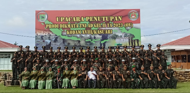 39 Siswa Dikmata Rindam Kasuari Resmi Jadi Prajurit Berpangkat Prada ...