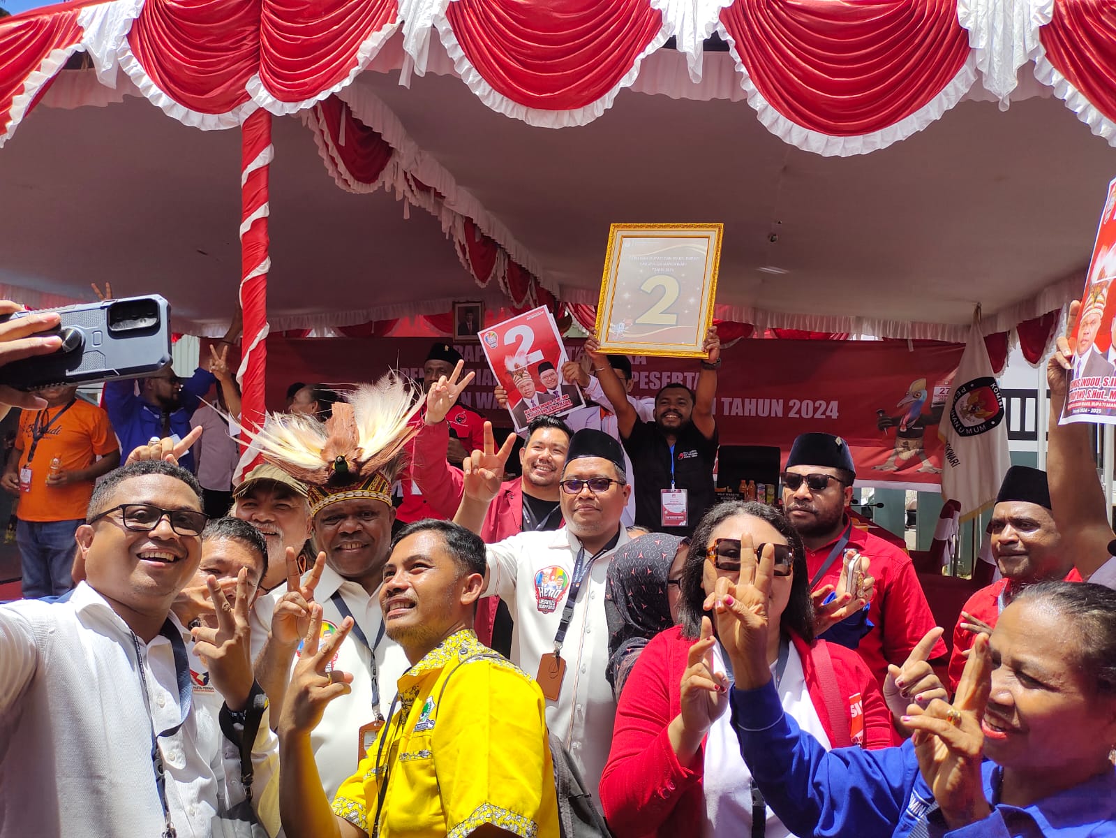 Hermus Indou: Nomor Urut 2 Simbol Pembangunan Manokwari - Sumber ...