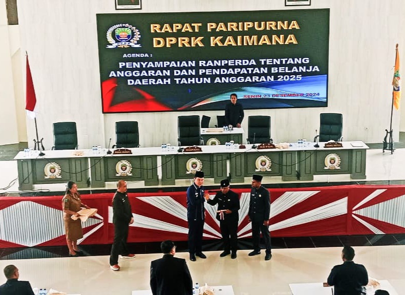 DPRK Kaimana Gelar Rapat Paripurna Pembahasan dan Penetapan Ranperda APBD 2025 - Sumber ...