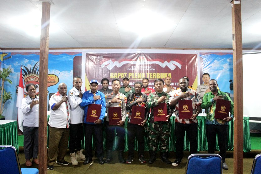 KPU Pegaf Tetapkan DOMAN sebagai Bupati dan Wabup Terpilih 2025-2030 ...