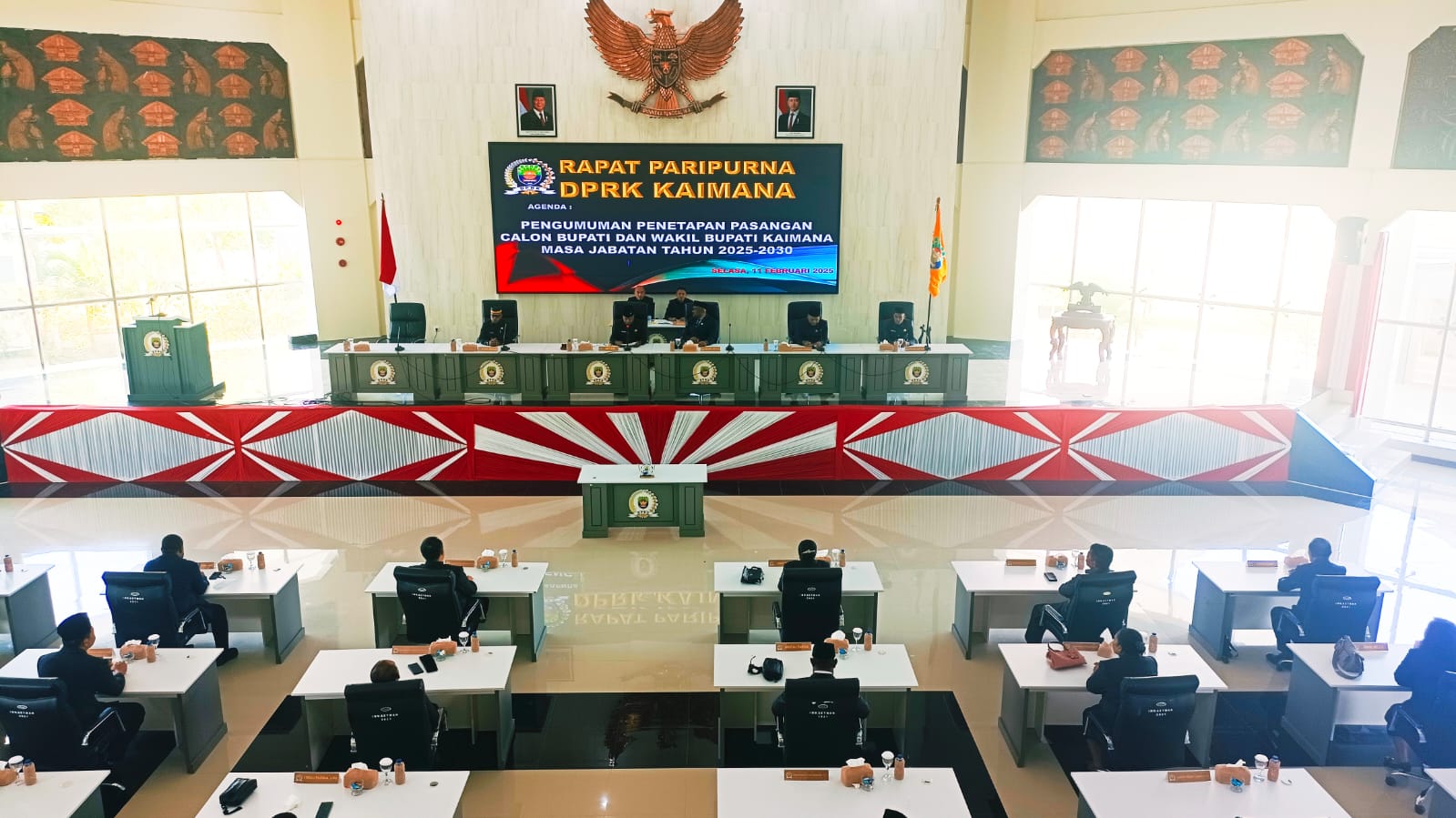 DPRK Kaimana Umumkan Penetapan Bupati dan Wakil Bupati Terpilih 2025-2030 - Sumber : Klikpapua ...