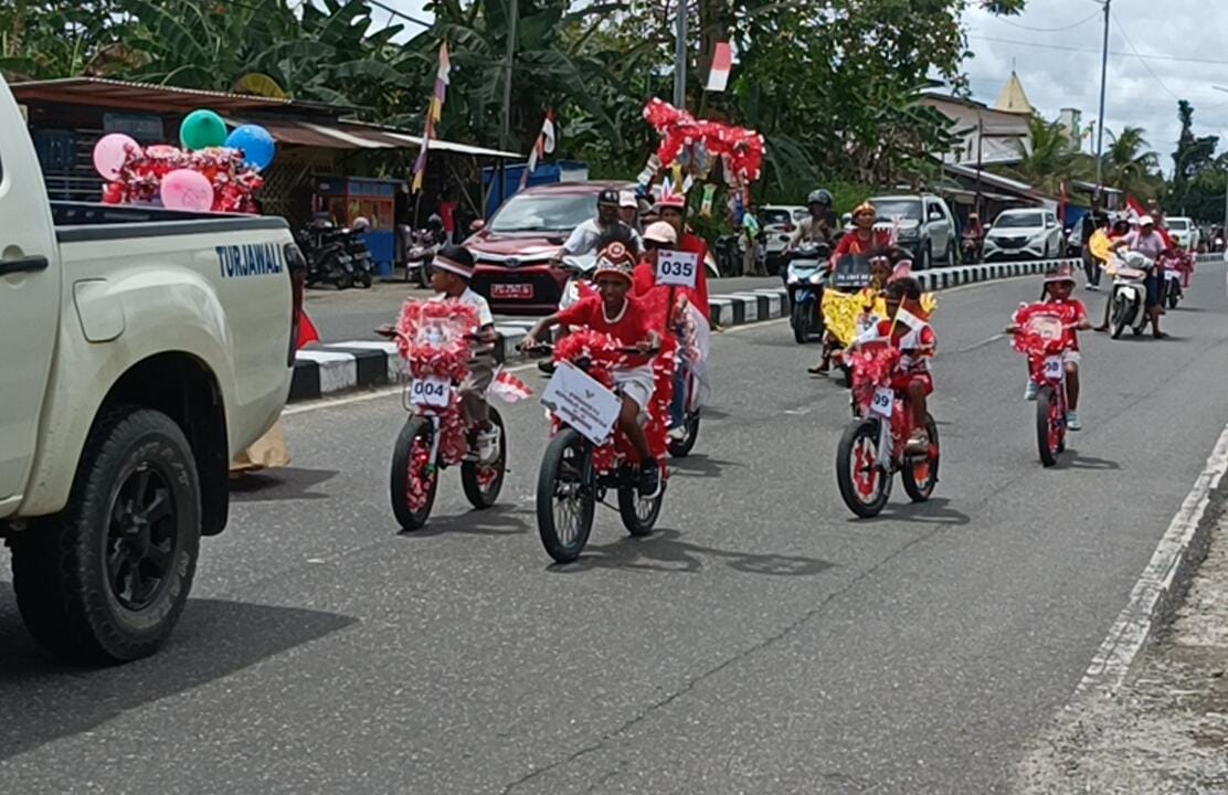 Lomba Sepeda Hias Meriahkan HUT ke-80 RI di Teluk Bintuni - Sumber ...