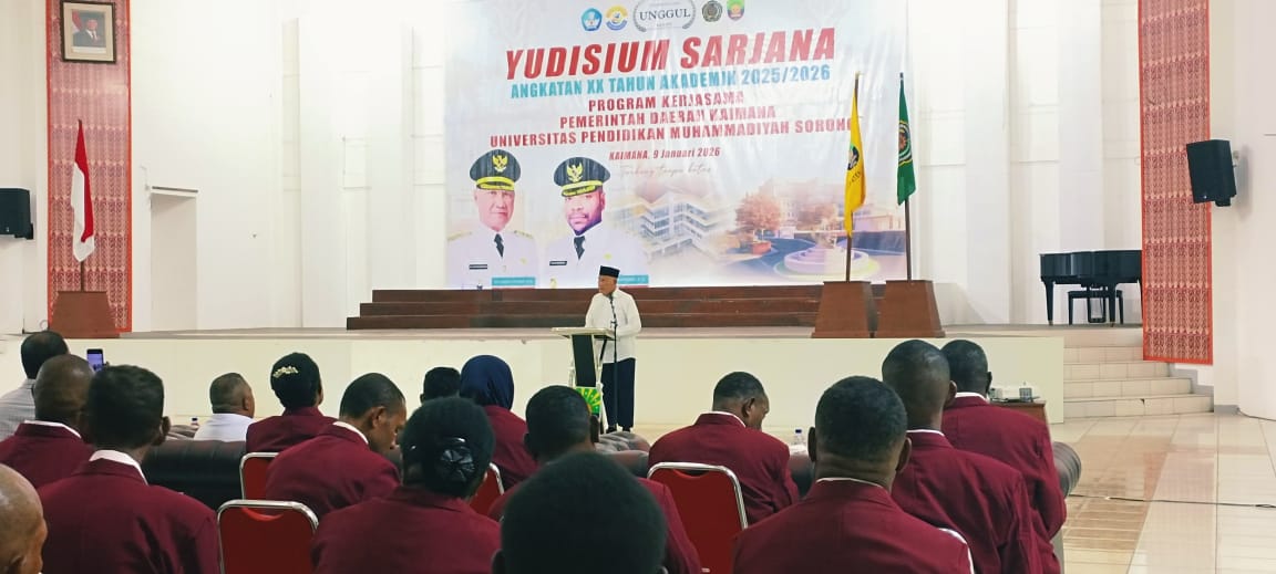 Bupati Kaimana Hadiri Yudisium Sarjana Unimuda Sorong Angkatan Ke-XX ...