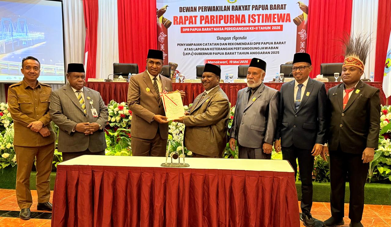 Pemprov Papua Barat Siap Tindaklanjuti Catatan DPRP terhadap LKPJ 2025 ...
